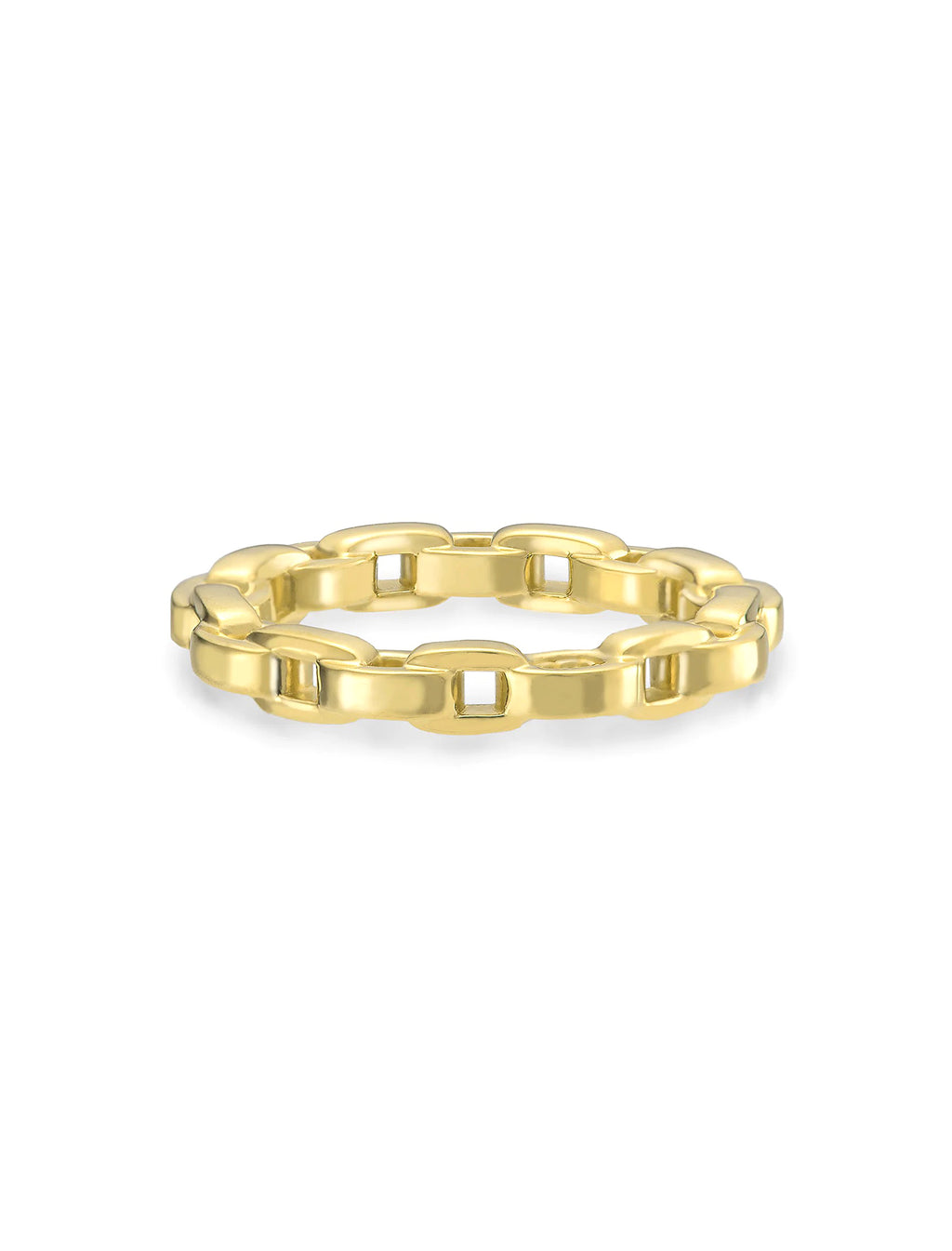 Links Three Side Chain, 18K Yellow Gold Ring – The Conservatory NYC